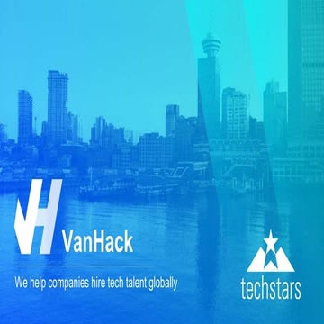 VanHack Global Talent Stream Webinar | PPTX