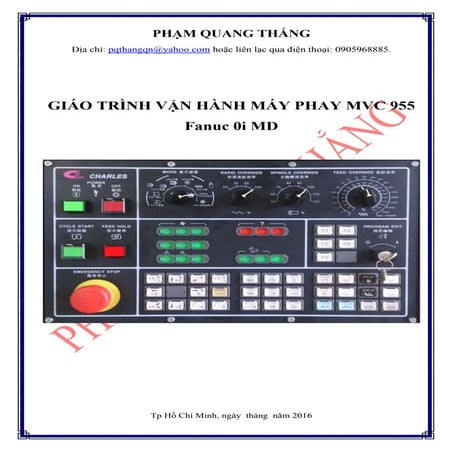 Van hanh may phay | PDF