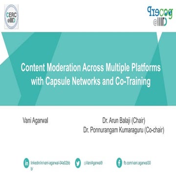 Content Moderation Across Multiple Platforms with Capsule Networks and ...