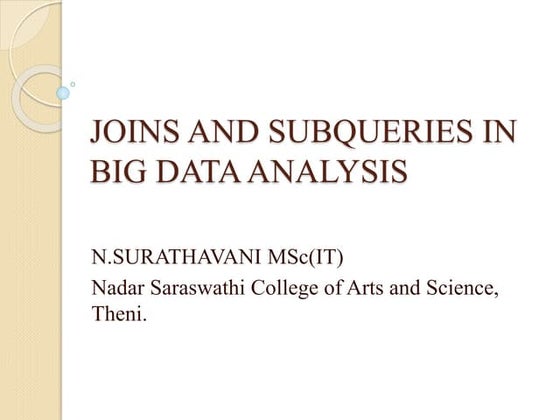 Joins In Sql Ppt