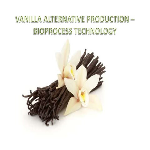 Vanillin Production | PPTX