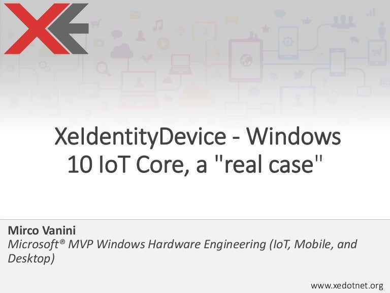 Windows 10 iot devices - cavelasopa