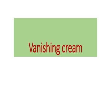 Preparation and Evaluation of Vanishing Cream.pdf