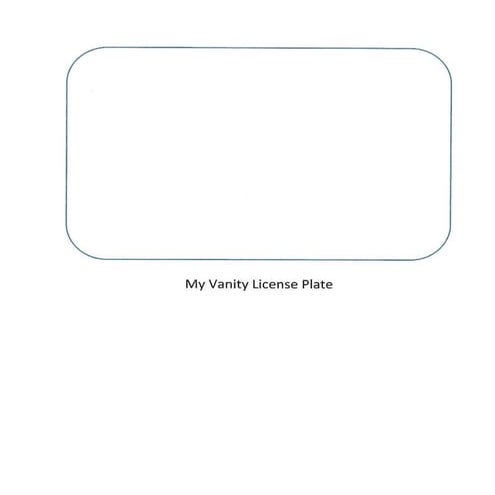 Vanity License Plate Worksheet | PDF | Rail Travel | Travel Type