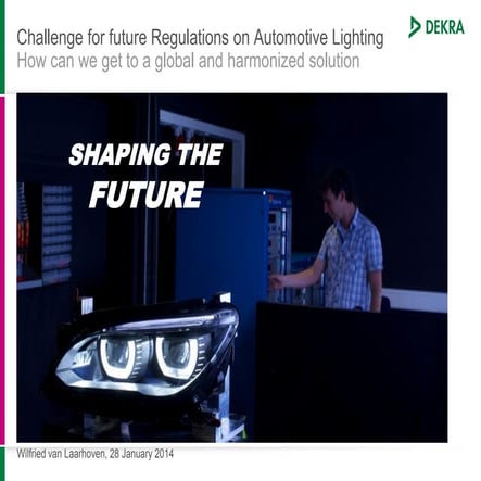 DEKRA Certification on regulations of automotive lighting | PDF
