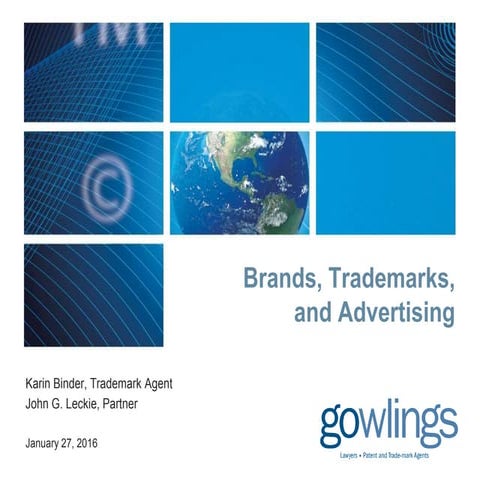 Brands, Trademarks, and Advertising | PPTX