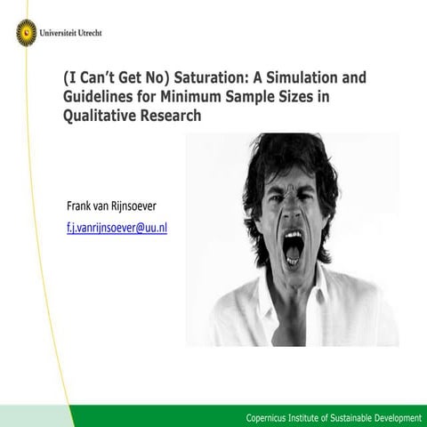(I Can't Get No) Saturation: A Simulation and Guidelines for Minimum ...