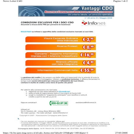 Vantaggi Cdo N30 Mag 08 | PDF