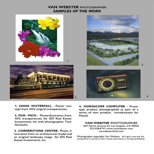 Van Webster Photo Portfolio 002 | PDF