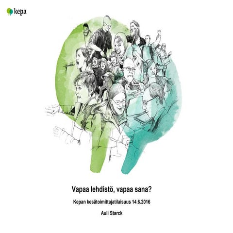 Vapaa lehdistö, vapaa sana? | PDF