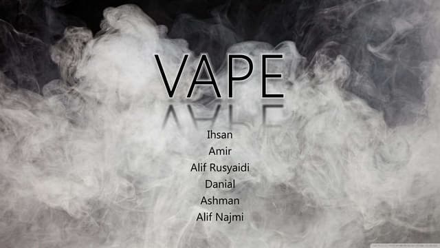 Penggunaan rokok dan vape dikalangan rakyat malaysia.pdf