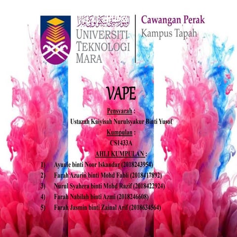 VAPE (CTU 211) | PPTX