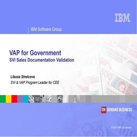 Vap g eligible sales docs examples nov10 | PPT