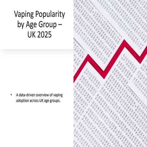 Vaping Popularity by Age Group in the UK (2025 Study Report) | PDF