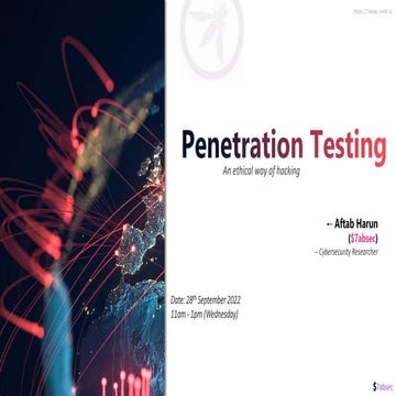 Vulnerability Assessment And Penetration Testing Pptx Information
