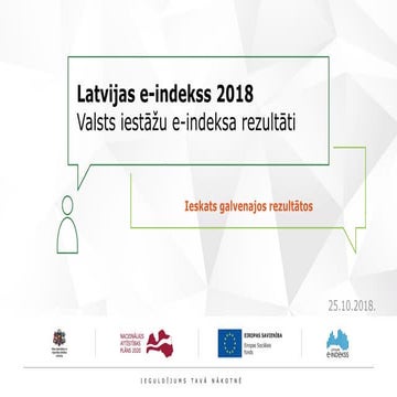 E-indekss 2018 - ieskats rezultatos | PPT