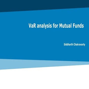VaR analysis for Mutual funds | PDF