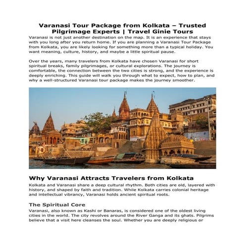 Varanasi Travel Itinerary – Explore the Spiritual Capital.pdf