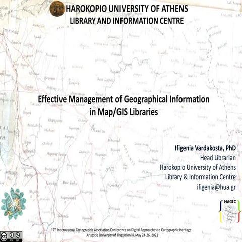 Effective Management of Geographical Information in Map/GIS Libraries | PDF