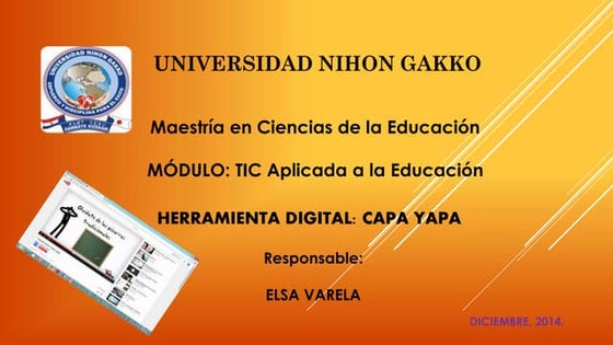 Elsa Varela presentations
