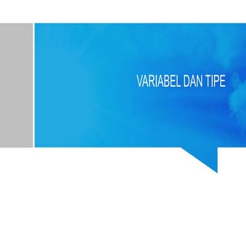 VARIABEL DAN TIPE.ppt