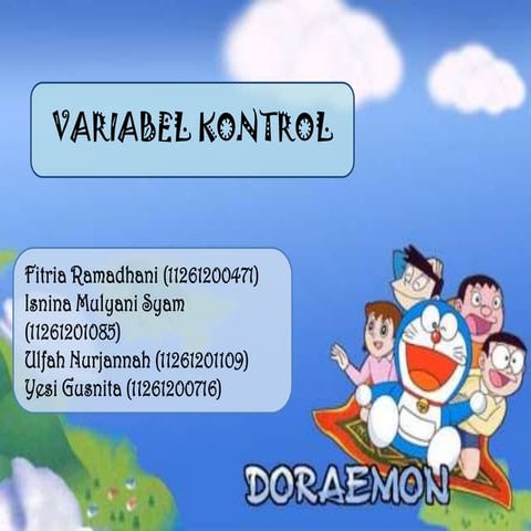 Variabel kontrol doraemon | PPTX