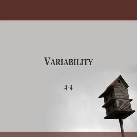 Variability | PPT
