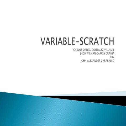 Variable scratch | PPT