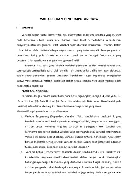 Makalah Variabel Penelitian.docx