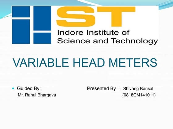 ROTAMETER: ITS CONSTRUCTION AND WORKING | PPT