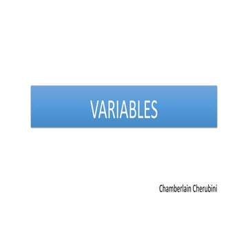 VARIABLES.pptx seminario de metodología de la investigación | PPTX