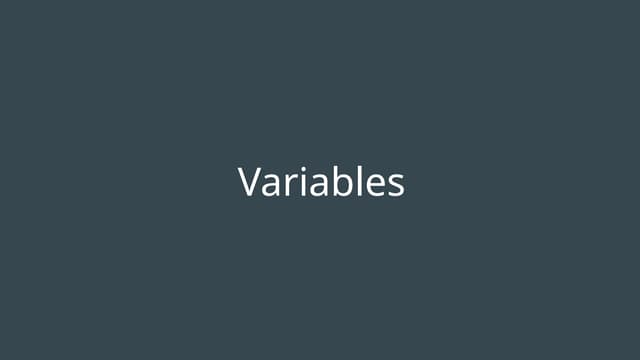 Understanding Python Programming Language Variable Ppt