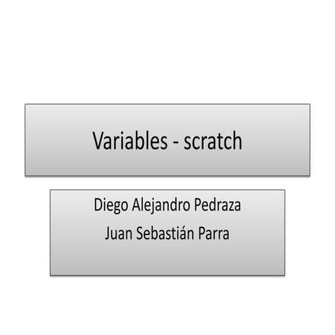 Variables-scratch | PPTX