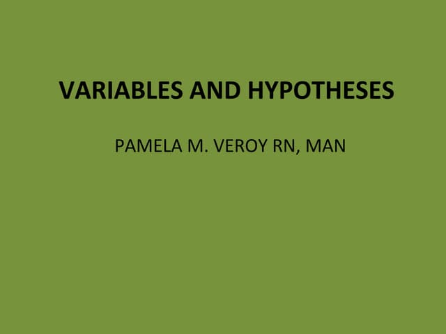 Types of Variables - Independent, Dependent ,Extraneous ,Intervening ...