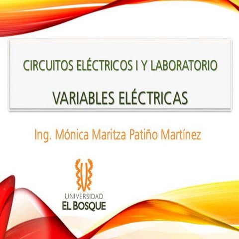 Variables electricas | PPTX