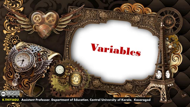 Types of Variables - Independent, Dependent ,Extraneous ,Intervening ...