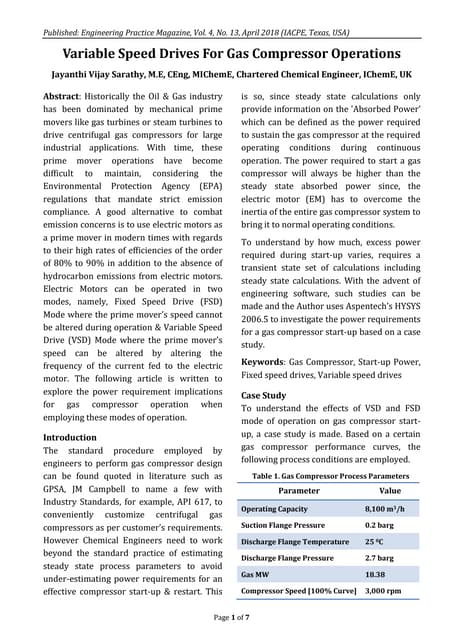 Centrifugal compressor head - Impact of MW and other parameters | PPTX