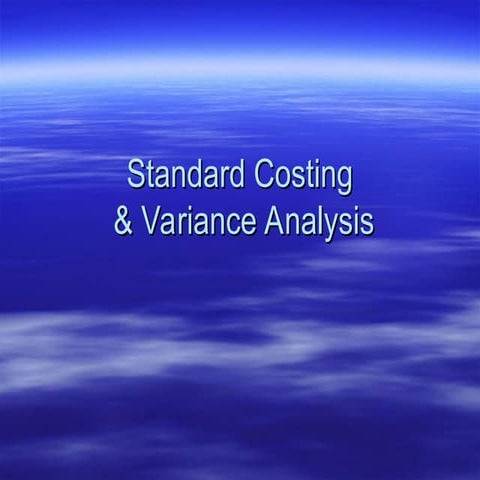 MANAGEMENT ACCOUNTING variance analysis explained.ppt