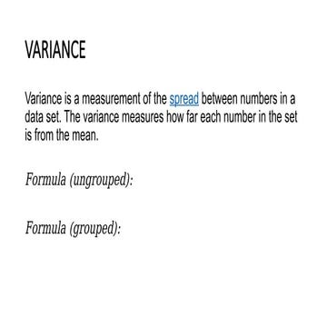 Variance And Standard Deviation Etc Pptx