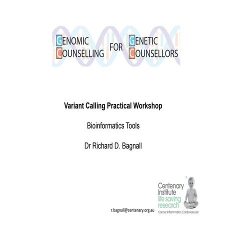 Variant Calling Workshop: Bioinformatics Tools | PPT