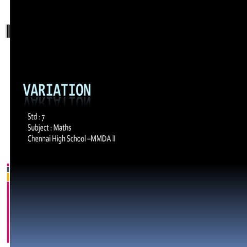Variation | PPTX | Science