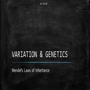 VARIATION & GENETICS.pptx