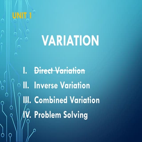 Lessons on Variation (Inverse Variation).pptx