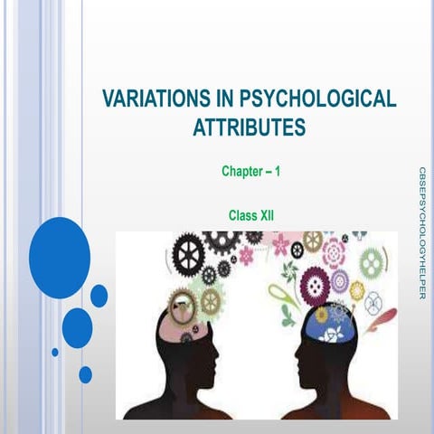 Variations in psychological attributes | PPTX