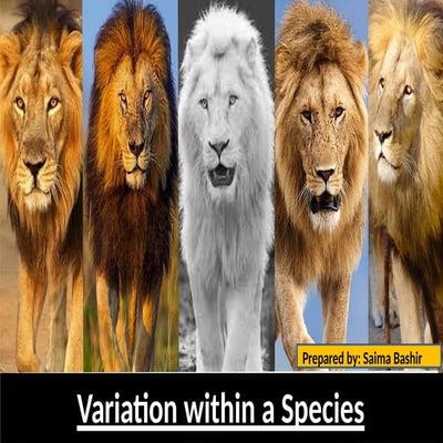 Variation within a Species Types of variation.pptx