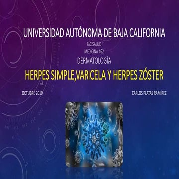 Herpes simple | PPTX