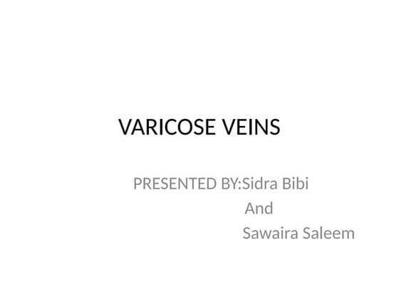 VARICOSE VEIN.pptx