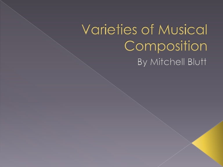 Different types of musical compositions - firemumu