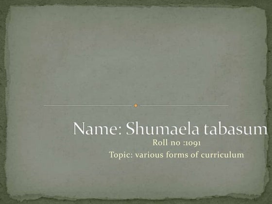 The spiral curriculum | PPT