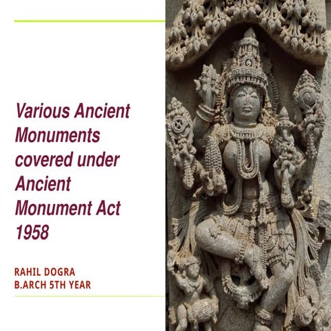 Various monuments of india taj Mahal,Qutub Minar | PPTX